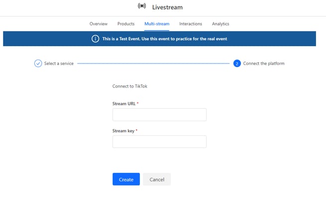 Simulcast with TikTok